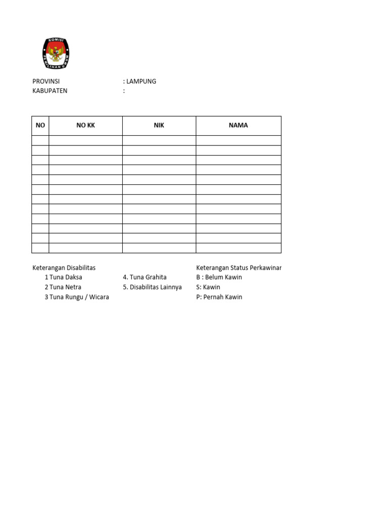 Form2 DPK Dan DPTB | PDF