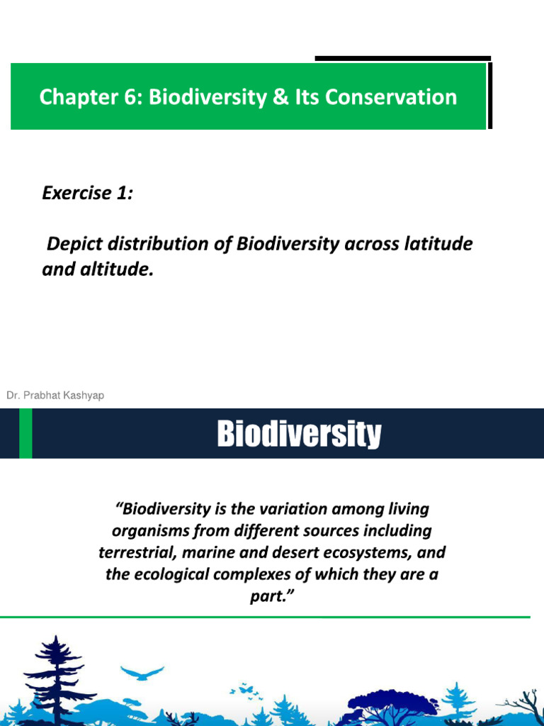 Chapter 6 Biodiversity | PDF
