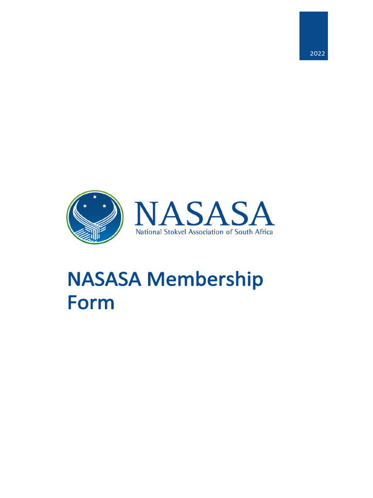 NASASA Membership Form | PDF