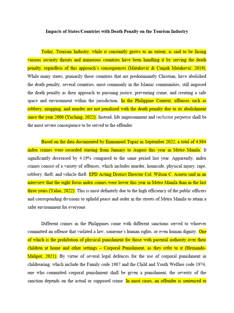 Position Paper | PDF | Crime & Violence | Crimes