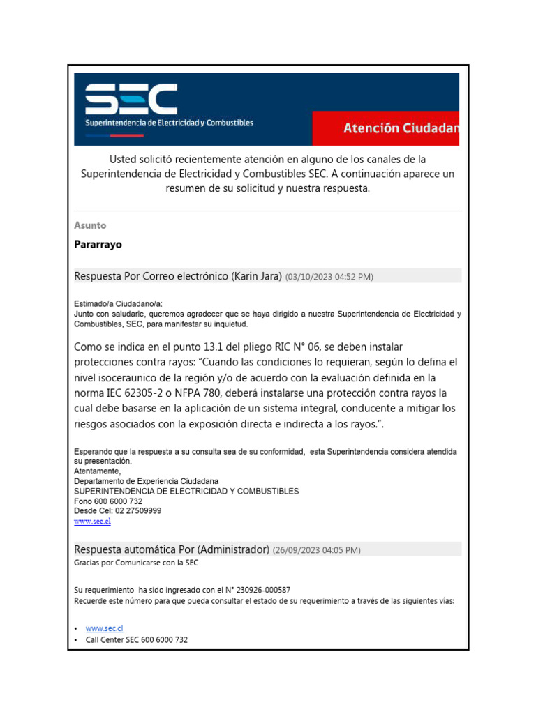 Informacion Sobre Pararrayos | PDF