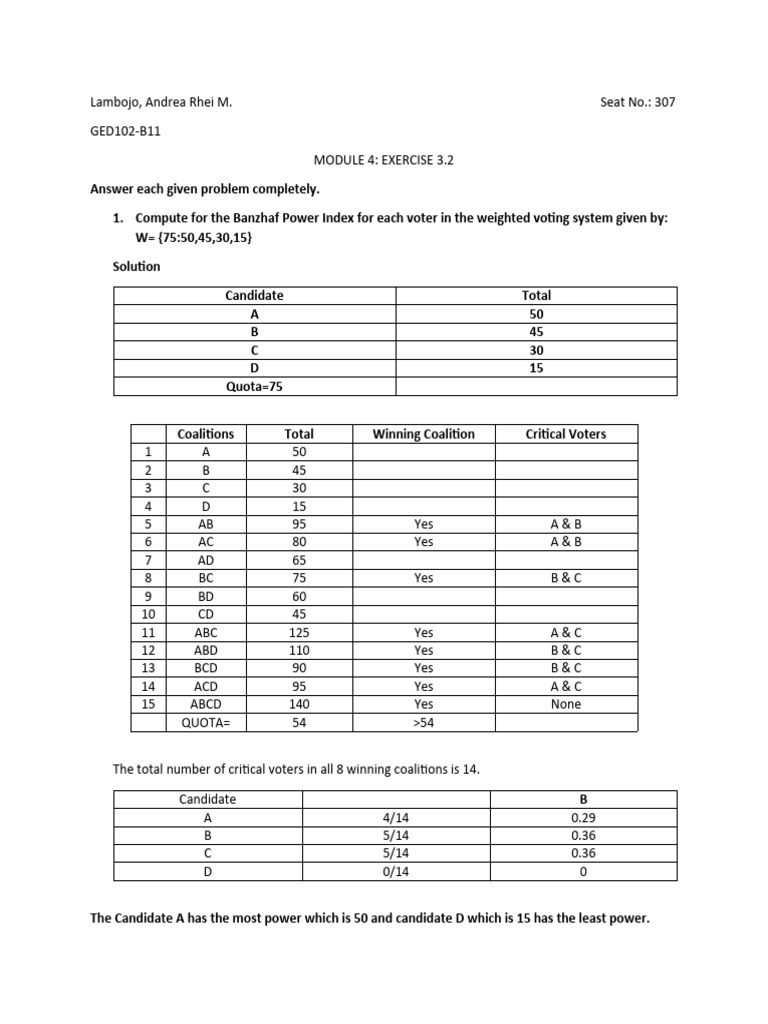 Module 4 Exercise 3.2 | PDF