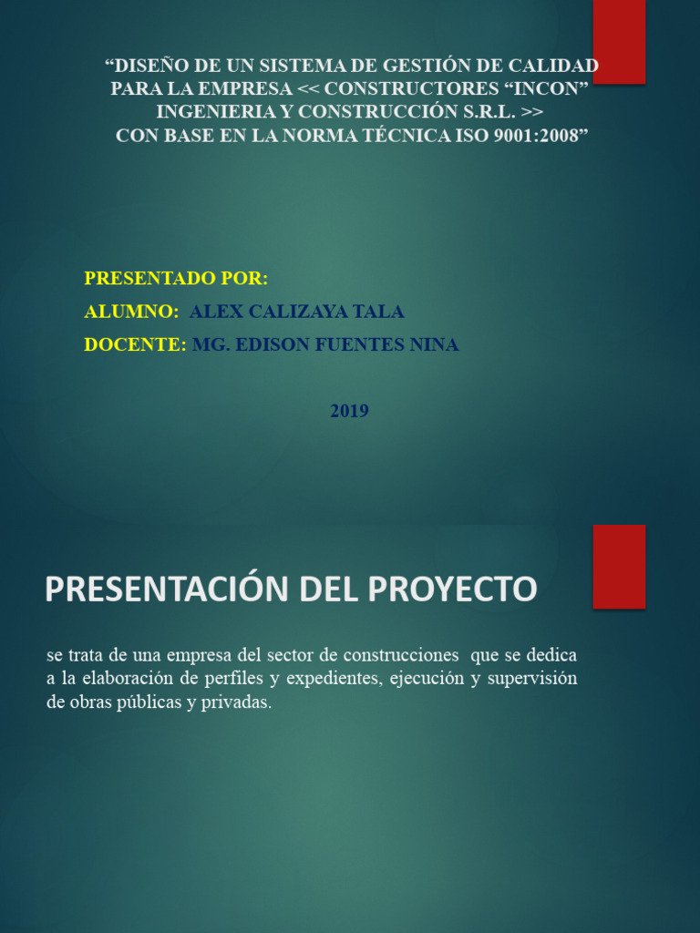 Constructora Incon S.R.L. | PDF