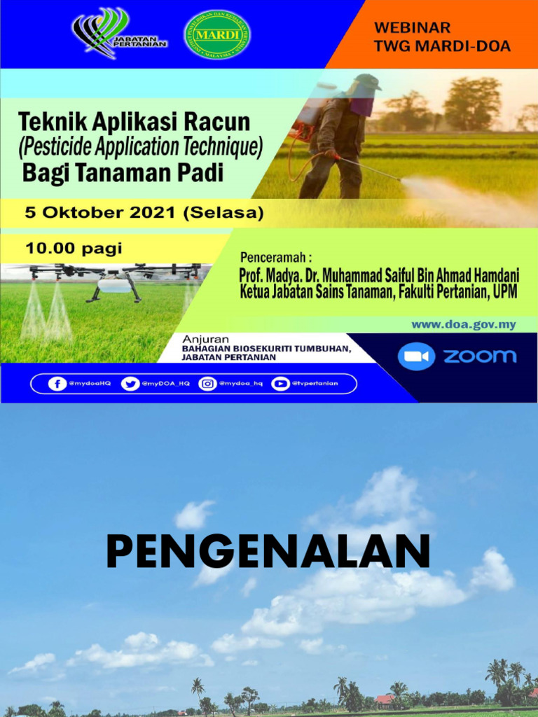 Teknik Aplikasi Racun Perosak Efektif | PDF