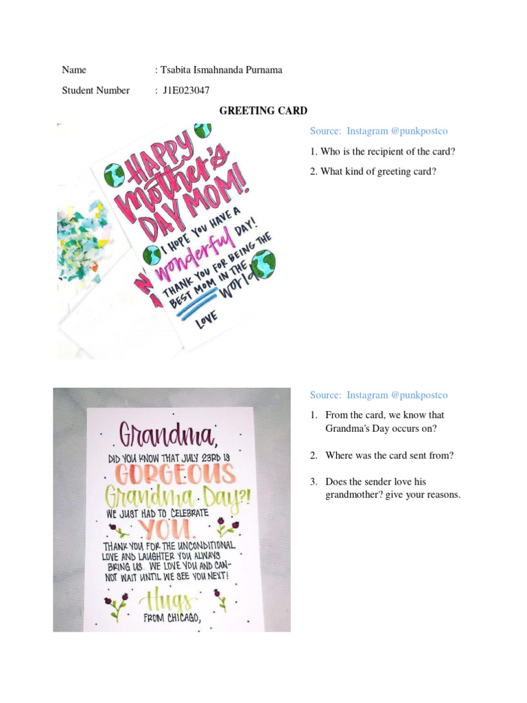 Greeting Cards | PDF