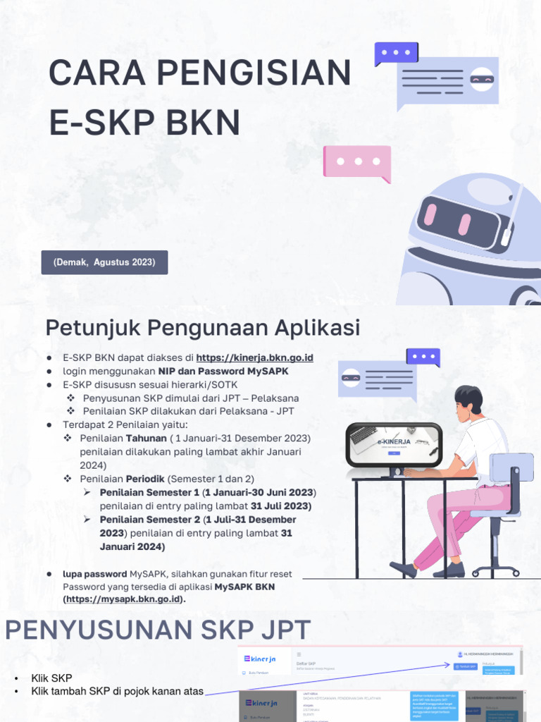 Panduan Pengisian E-Skp | PDF