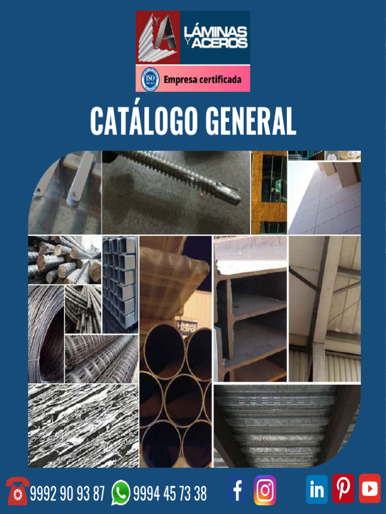 Laminas y Aceros. Catalogo General de Productos | PDF