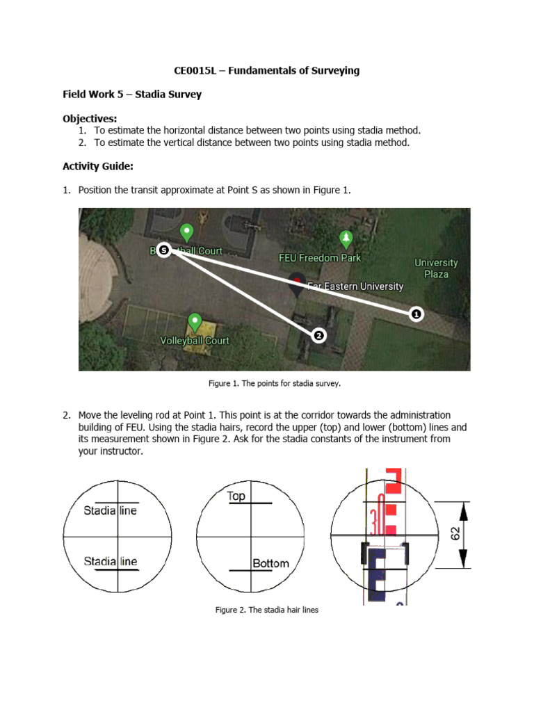 Activity 05 Stadia Survey | PDF