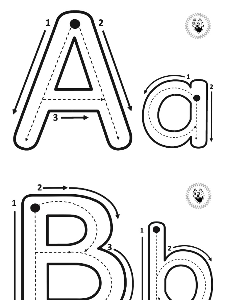 Abecedario Trazo de Las Letras | PDF