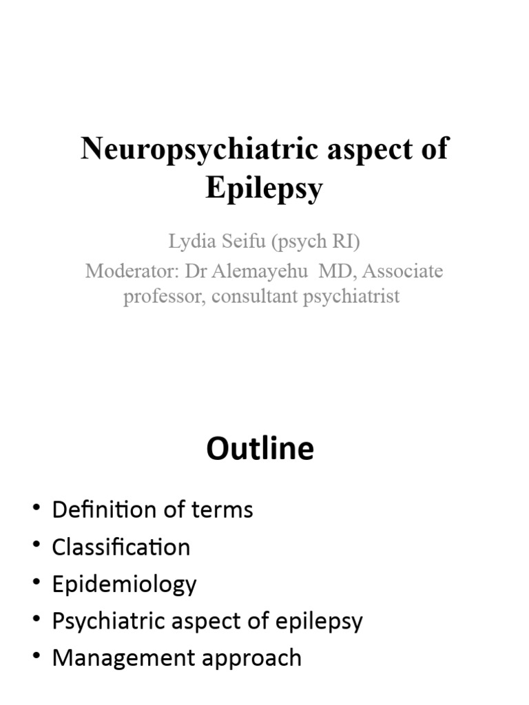 Neuropsychiatric Aspect of Epilepsy | PDF | Self-Improvement | Wellness