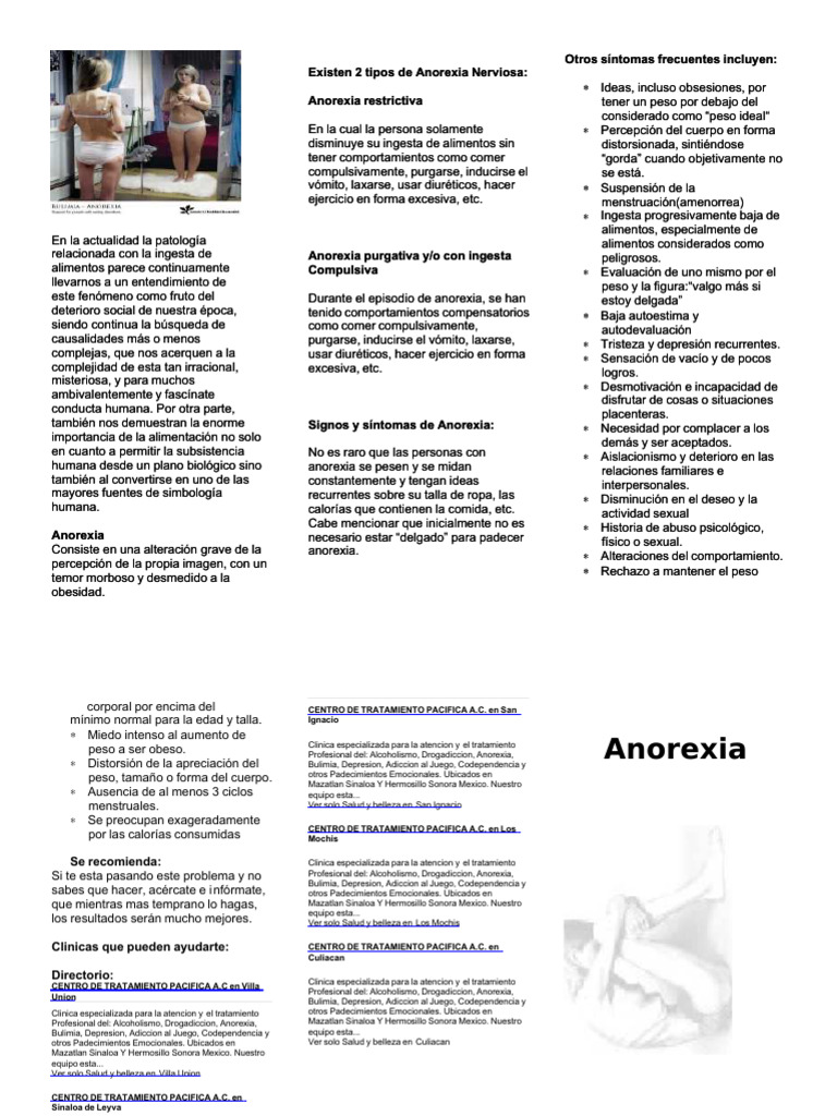 Triptico Anorexia Compress Pdf