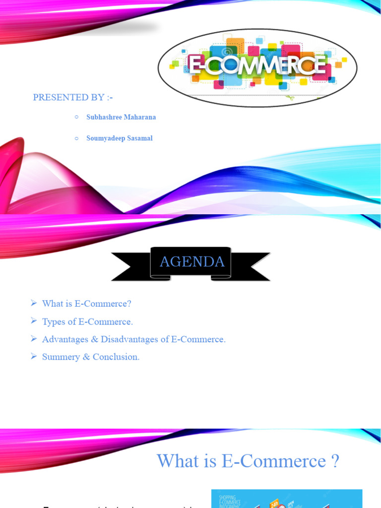 E-Commerce Overview: Types, Pros & Cons | PDF | Finance & Money ...