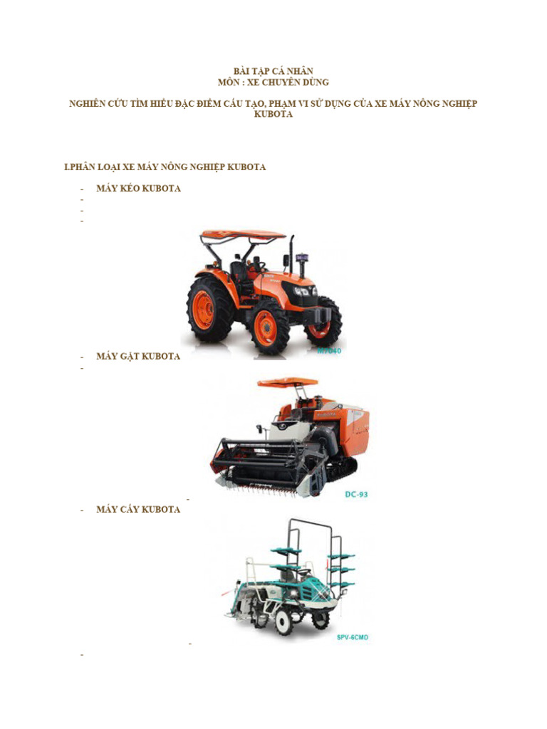 Kubota | PDF