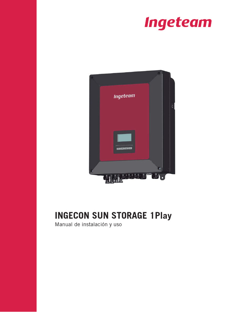 Manual Instalacion Inversor Ingecon Sun Storage 1play | PDF ...