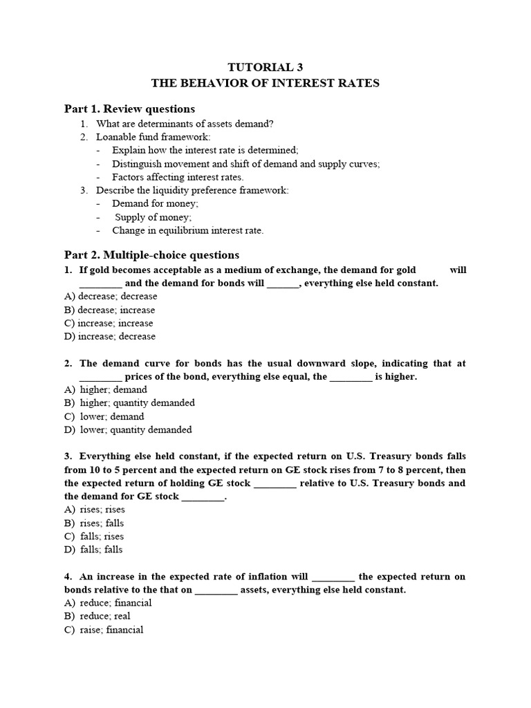 Tutorial 3 Questions Pdf