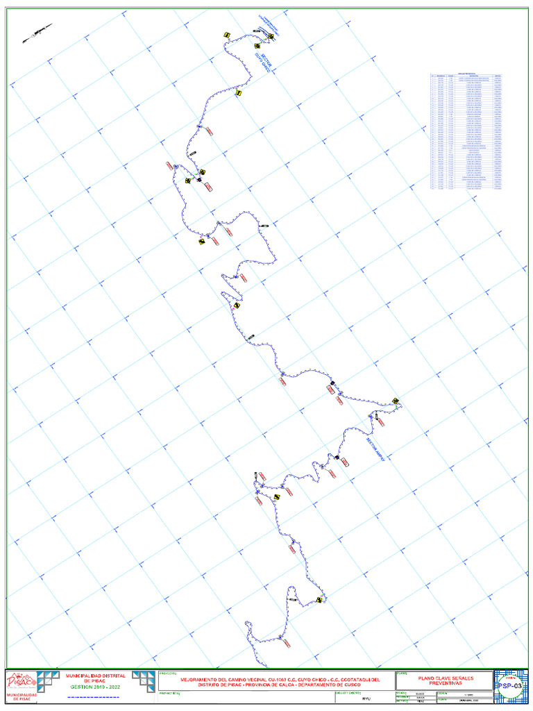 6.- Plano Clave Señalizacion - A1-1 | PDF