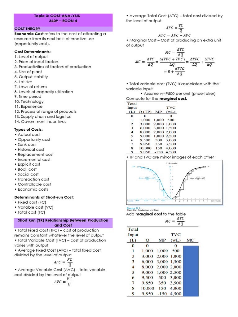 Cost Analysis and Break-Even Insights | PDF | Teaching Methods ...