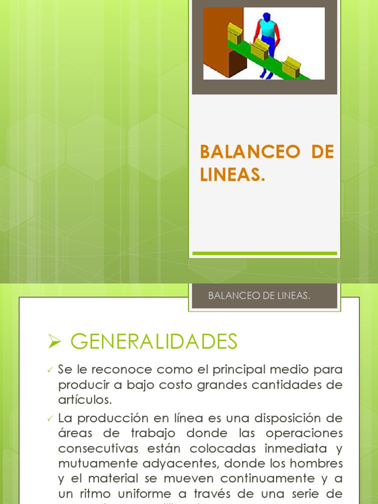 Balanceo de Lineas. | PDF | Enseñanza de matemática | Science
