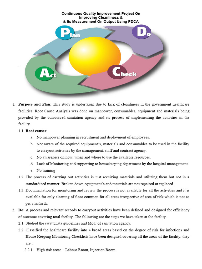 PDCA-Housekeeping Activities | PDF