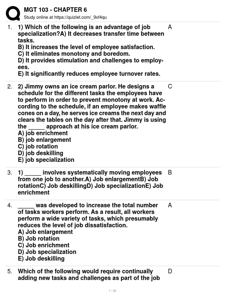 MGT Chap 6 Phan1 | PDF