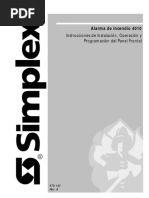 Panel Simplex 4010es Manual Basico de Operaciones. | PDF