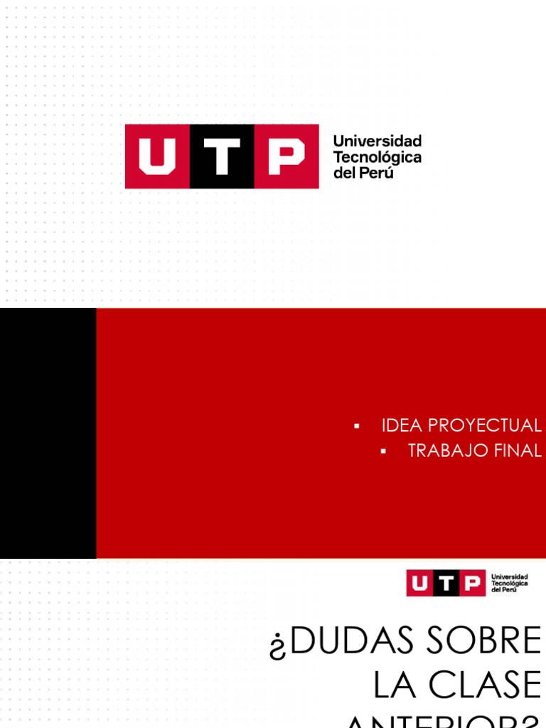 S11.s1 - Idea Proyectual | PDF