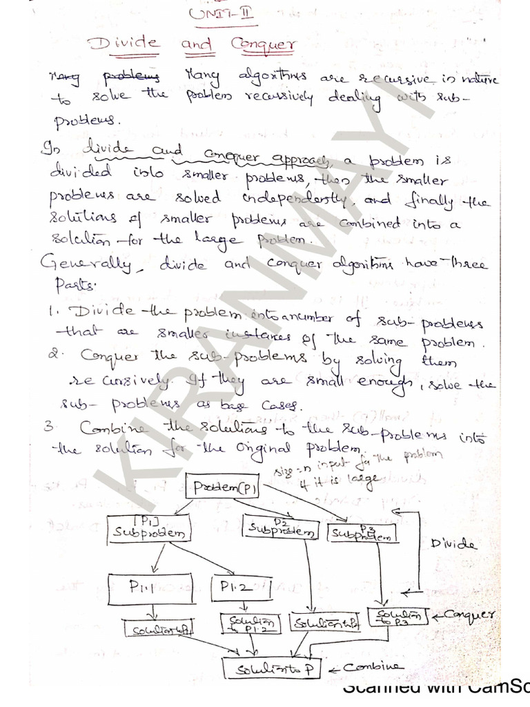 DAA Unit-II Part L | PDF