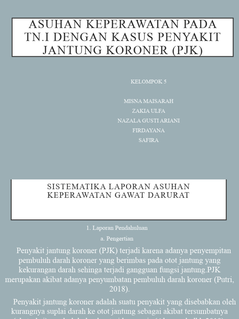 ASKEP PJK | PDF