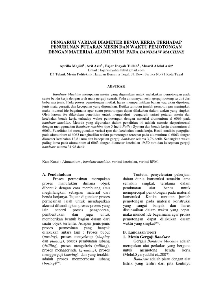 JURNAL - Fajar Inayah Tullah | PDF