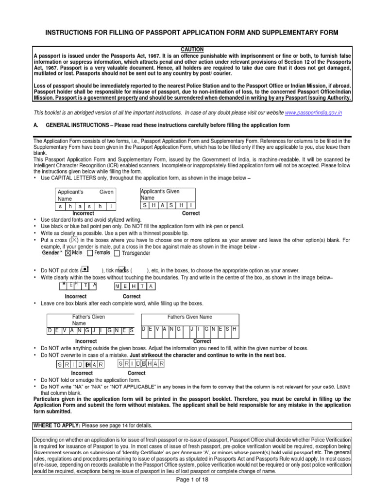 Page 1 ApplicationformInstructionBooklet-V3.0 (1) - 1 | Download Free ...