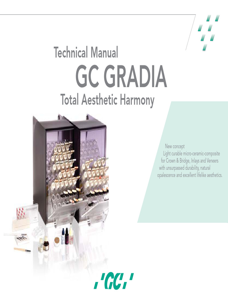 GC Gradia Technical Manual | PDF