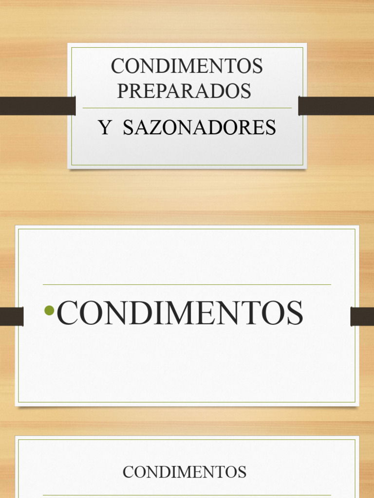 Condimentos Preparados o Sazonadores-G | PDF | Cocina mexicana | Cocina ...