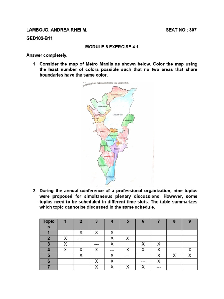 Module 6 Exercise 4.1 | PDF