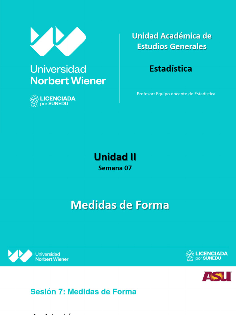 S07 Diapositiva Estadística 2023-2 0308 | PDF