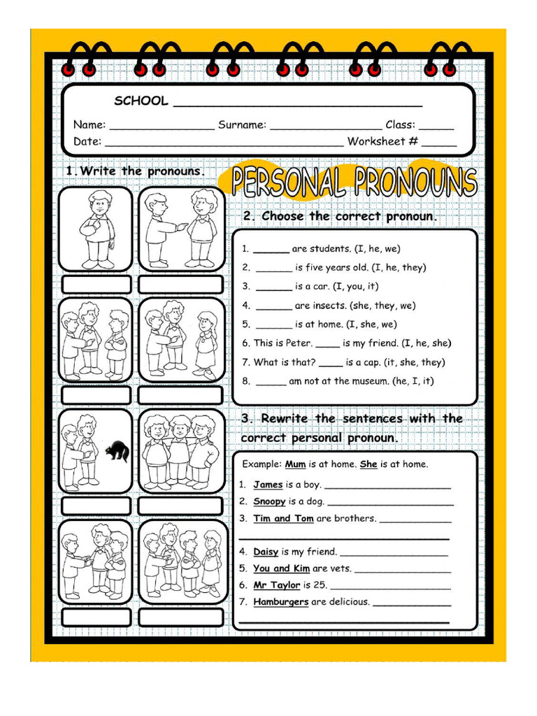 Personal Pronouns 2 | PDF