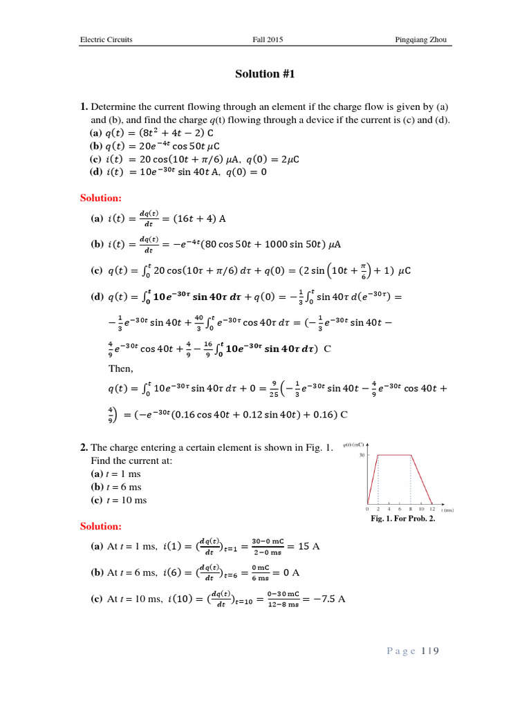 Hw1 Solution | PDF
