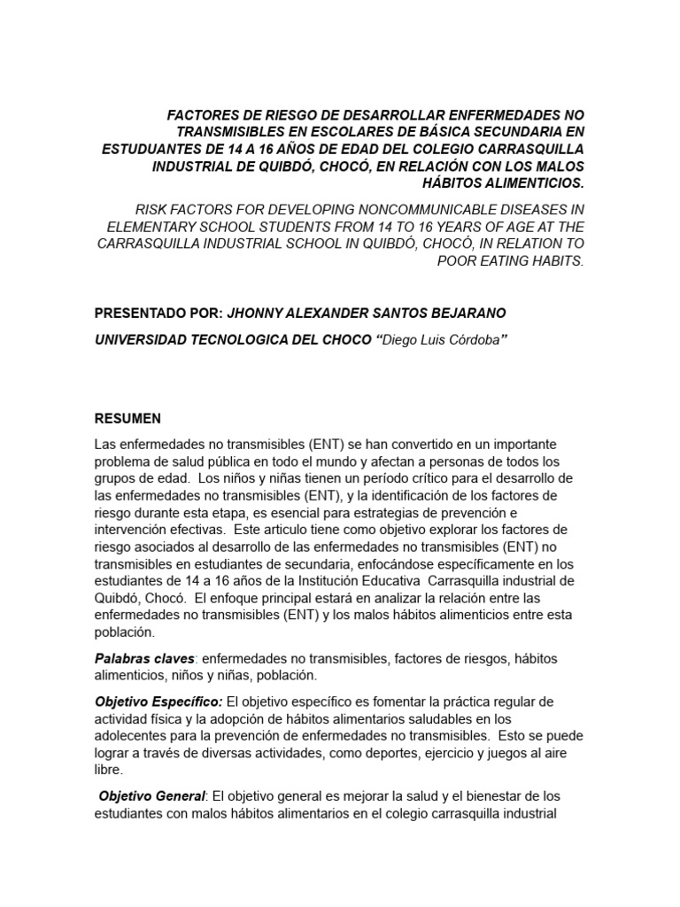 Articulo Jhonny Alexander Santos Bejarano | PDF