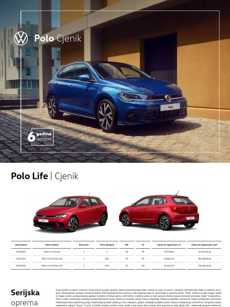 Cjenik Novi Polo | PDF