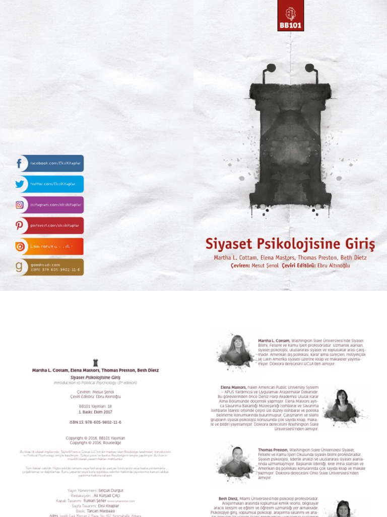 Siyaset Psikolojisine Giris Os | PDF