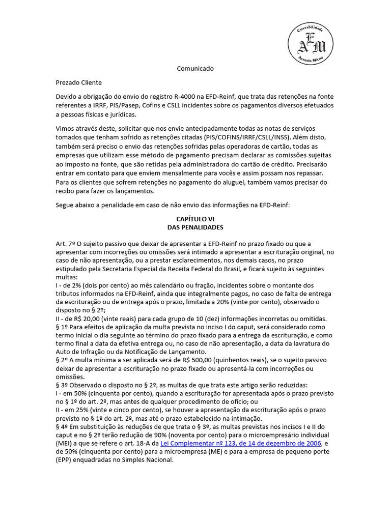 COMUNICADO | PDF