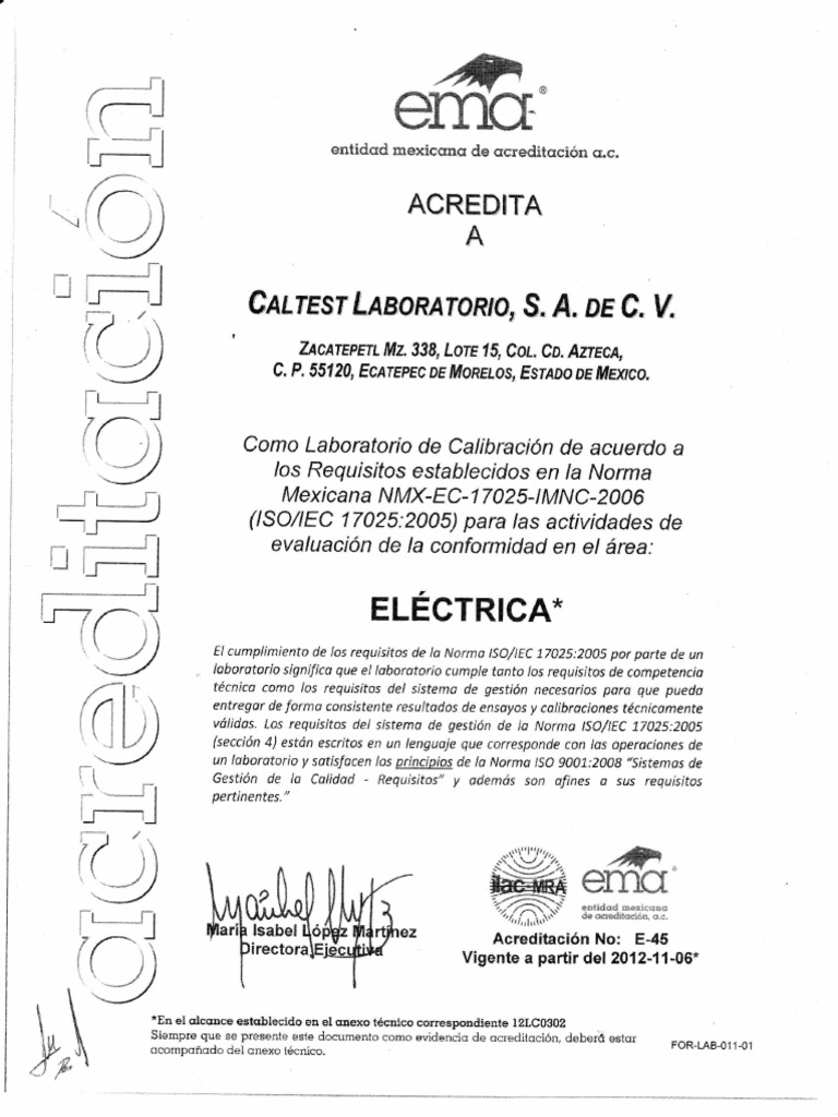 Certificado Proveedor | PDF