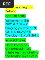 A-Moderator Script | PDF | Public Speaking | Public Sphere