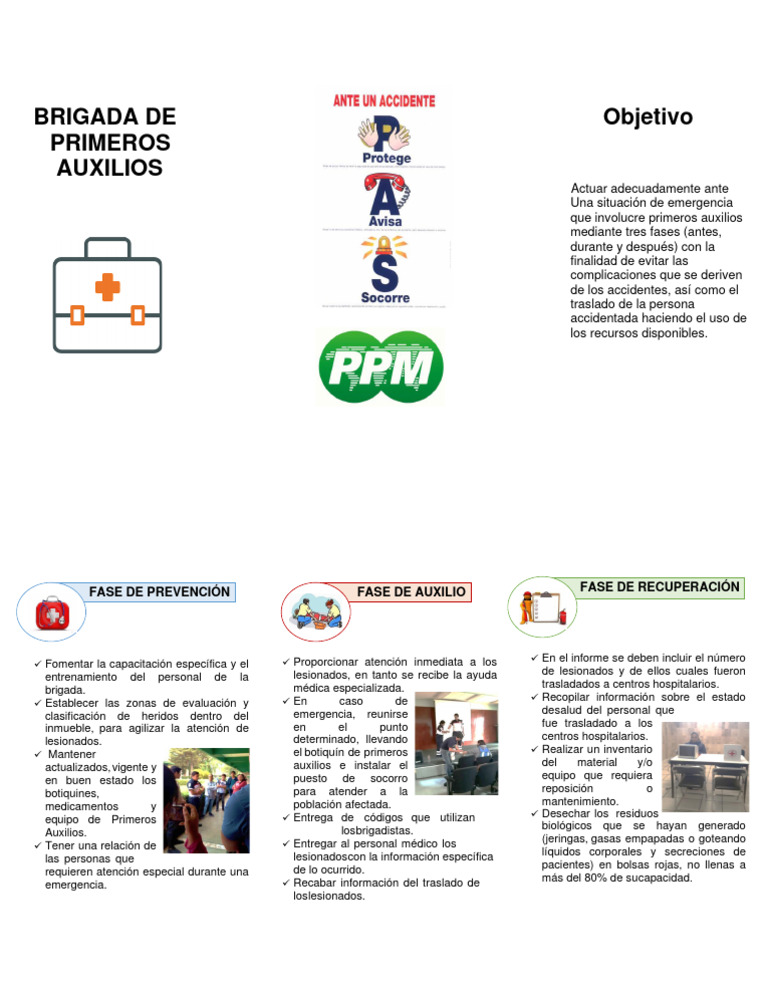 Brigada Primeros Auxilios | PDF