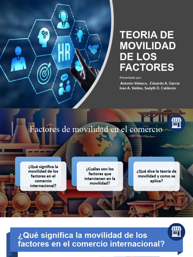 Teoria de Movilidad de Los Factores | PDF