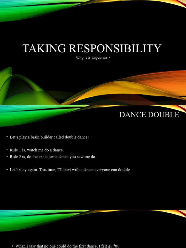 Taking Responsibility in Friendships | PDF | Self-Improvement