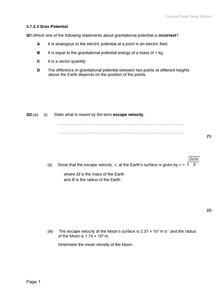 3 7 2 3-Grav-Potential | PDF