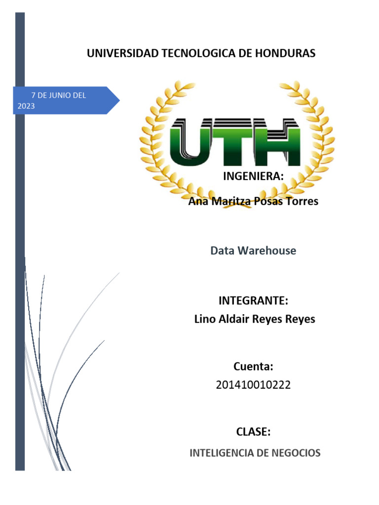 Tarea # 3 INTELIGENDIA DE NEGOCIO | PDF