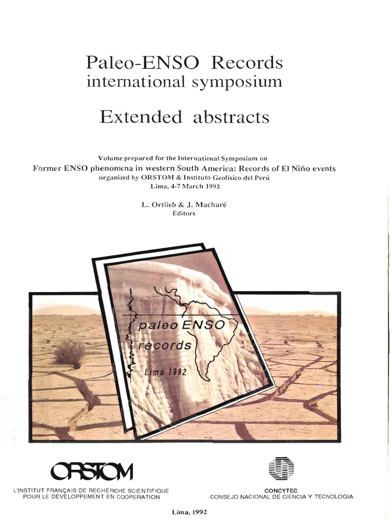 Ortieb y Machare - 1992 Paleo Enso Sur | PDF | El Niño | Climatology