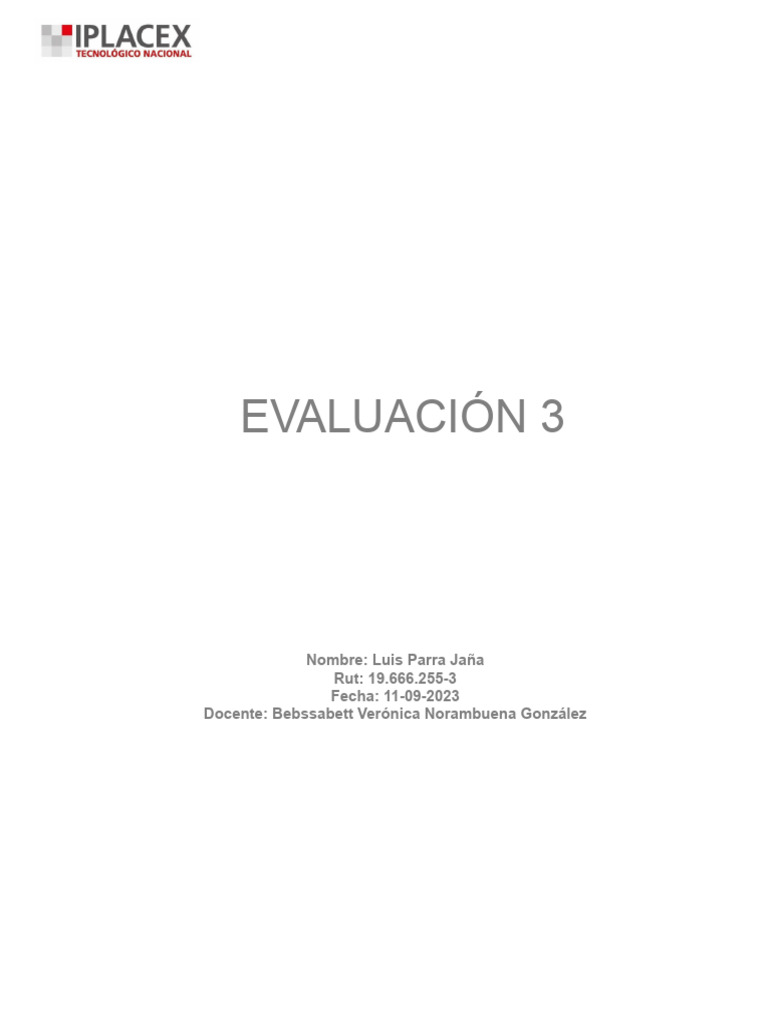 EVA - 3 Ingles | PDF