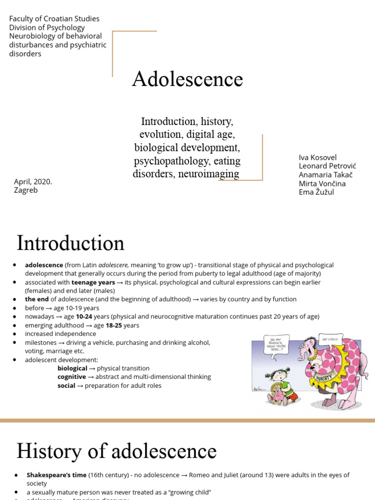 Adolescence | PDF